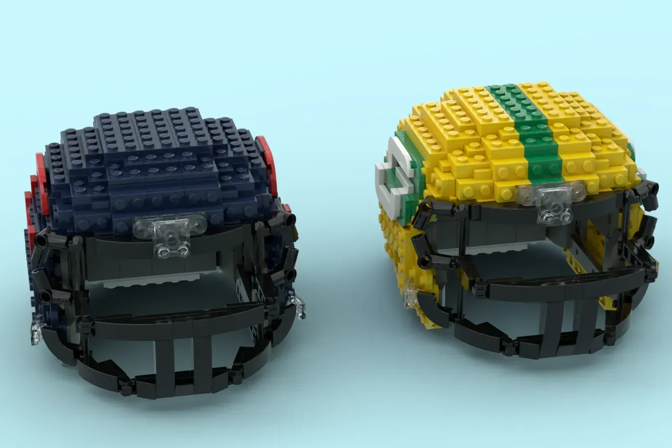 Packers and Bears NFL Helmets | LEGO® Ideas