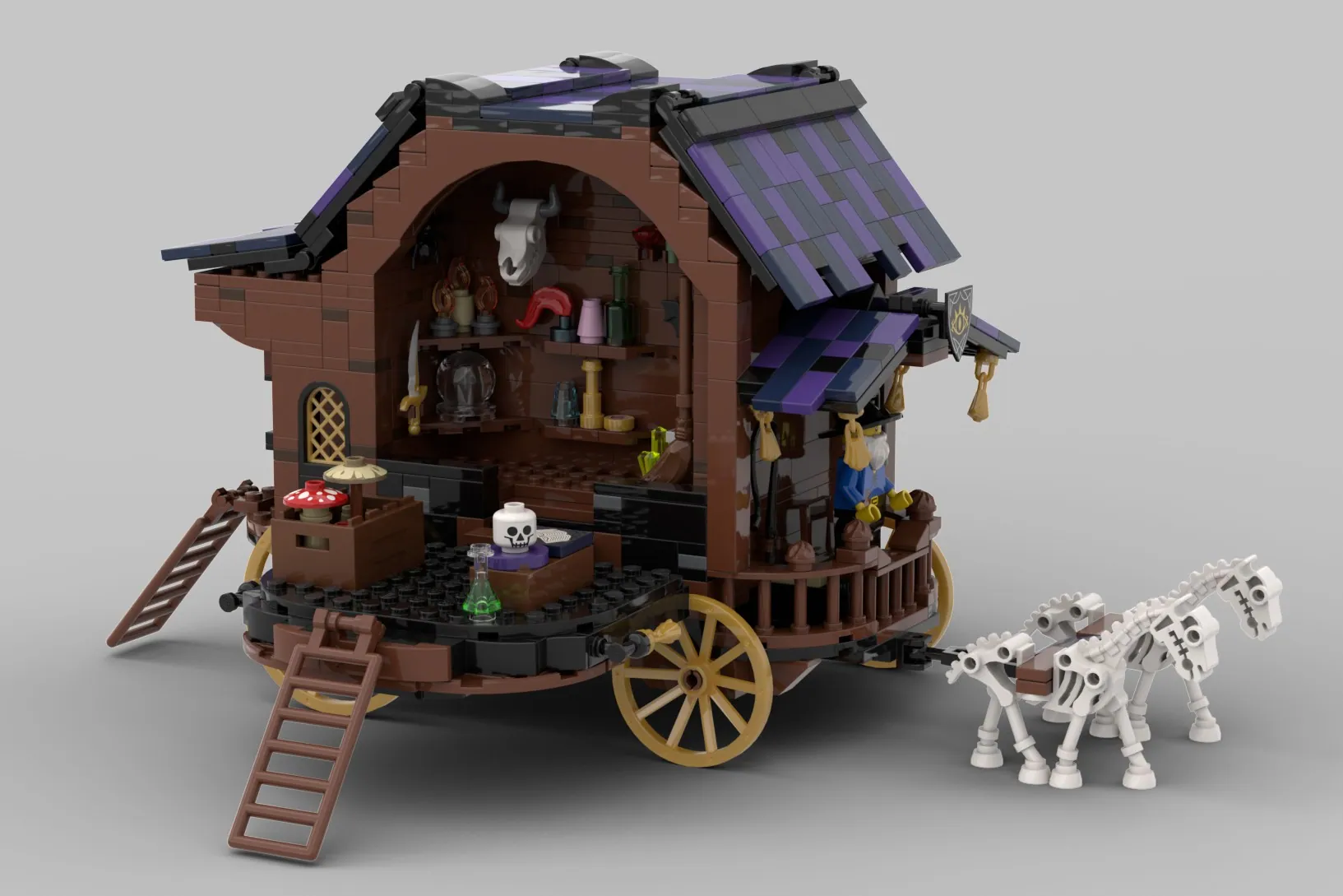 "Nick's Knacks" Magic Merchant Wagon | LEGO® Ideas