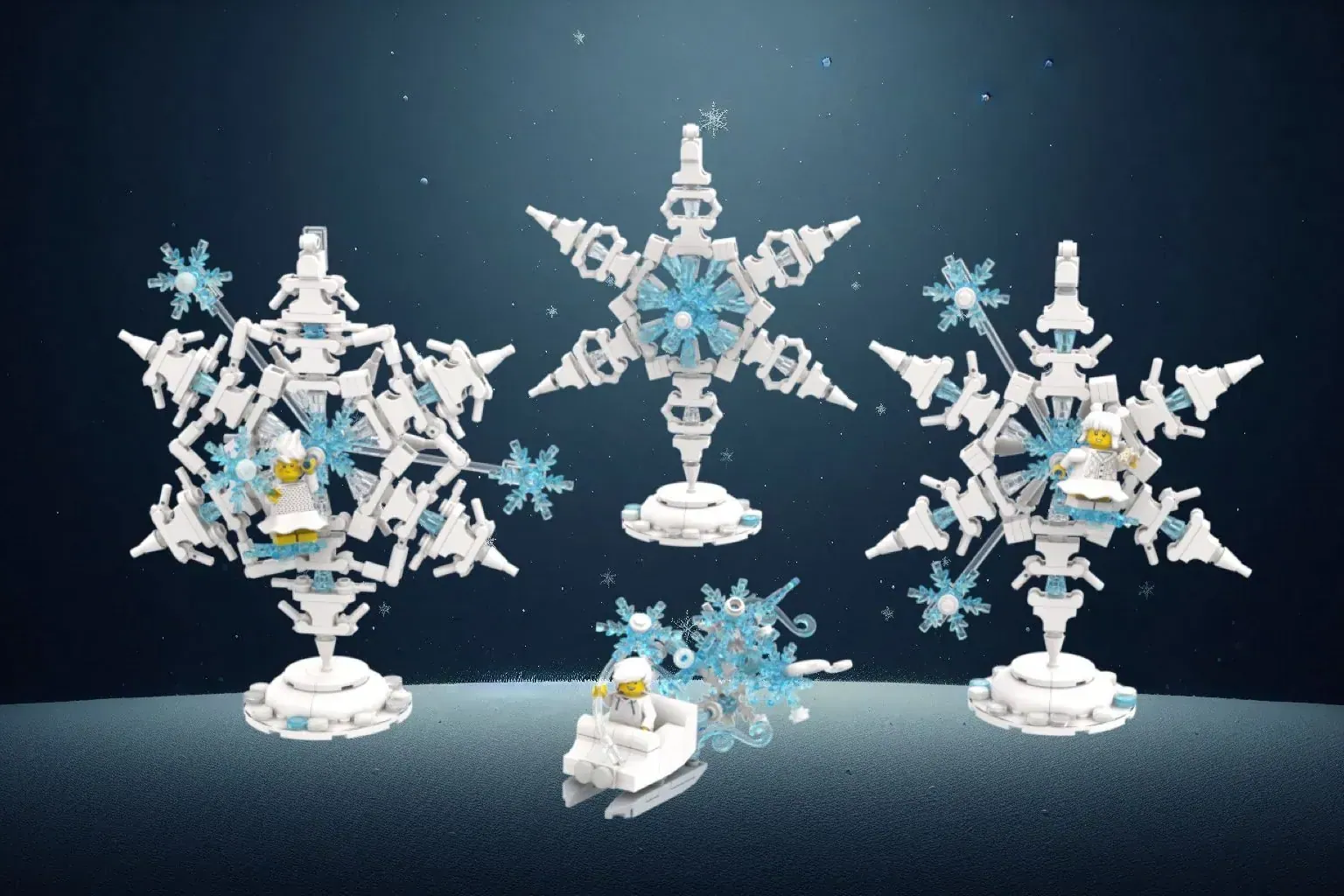 Little Snowflakes Gone Travelling - Ornament Set | LEGO® Ideas