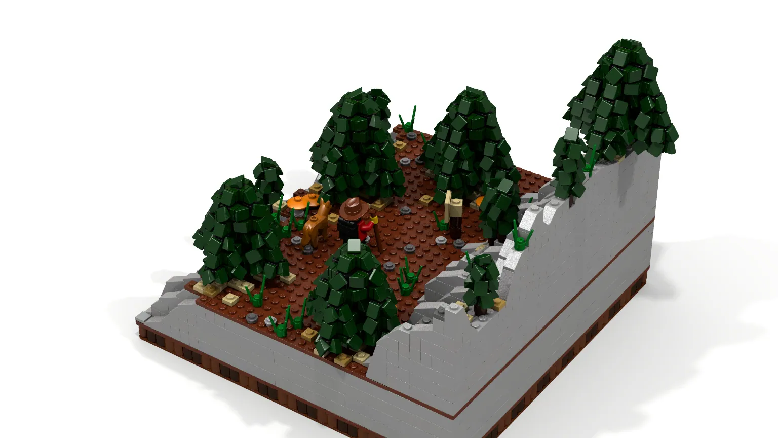Mountain Trail Scene | LEGO® Ideas