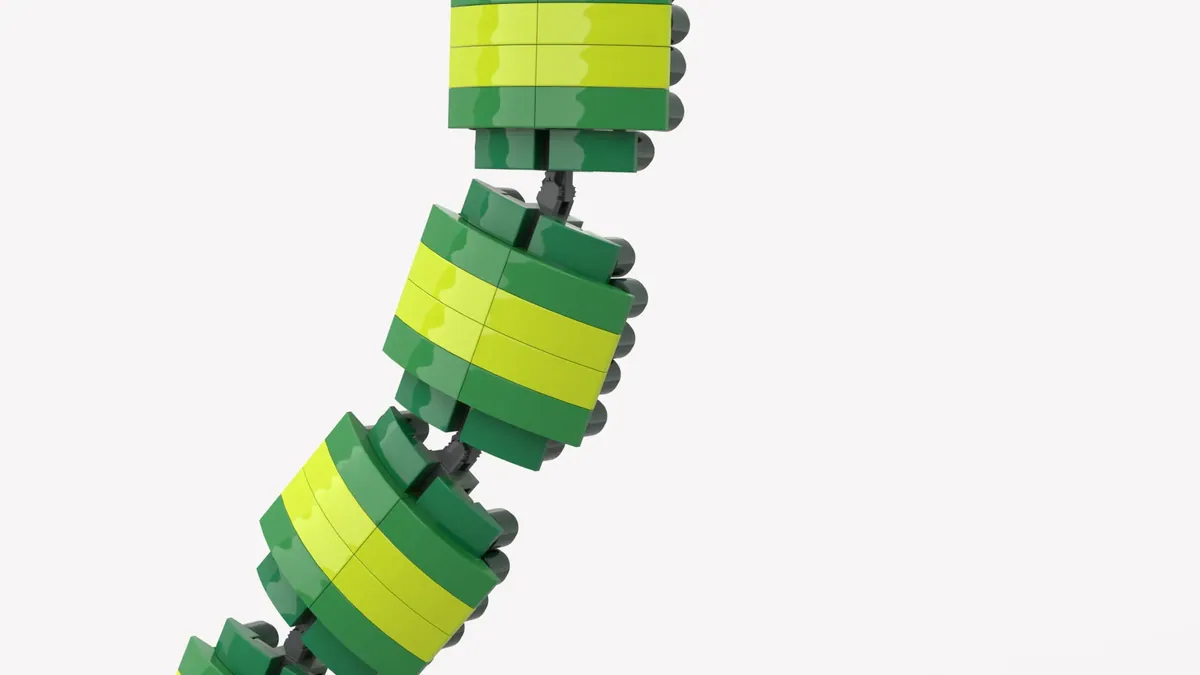 LEGO IDEAS - Wall Mounted Snake
