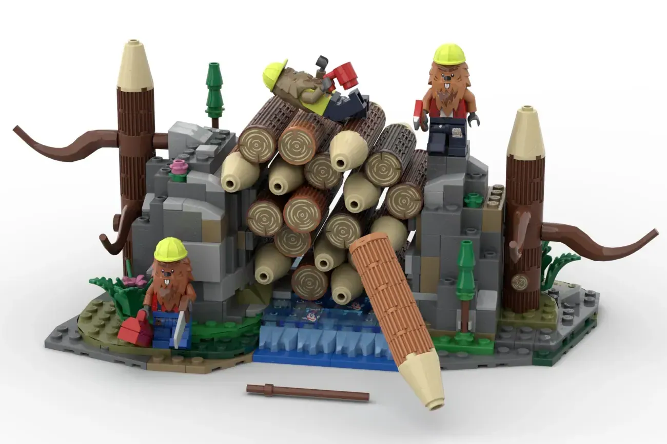 Beaver Dam Balance Game | LEGO® Ideas