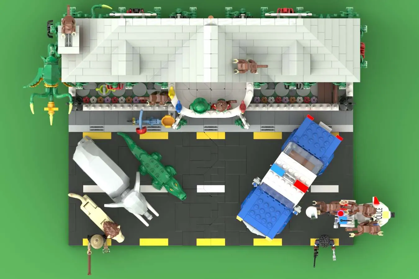 Jumanji of 1995 🐘🐒🐊🦁🎲 - The Parrish Mansion - 30. Anniversary | LEGO® Ideas