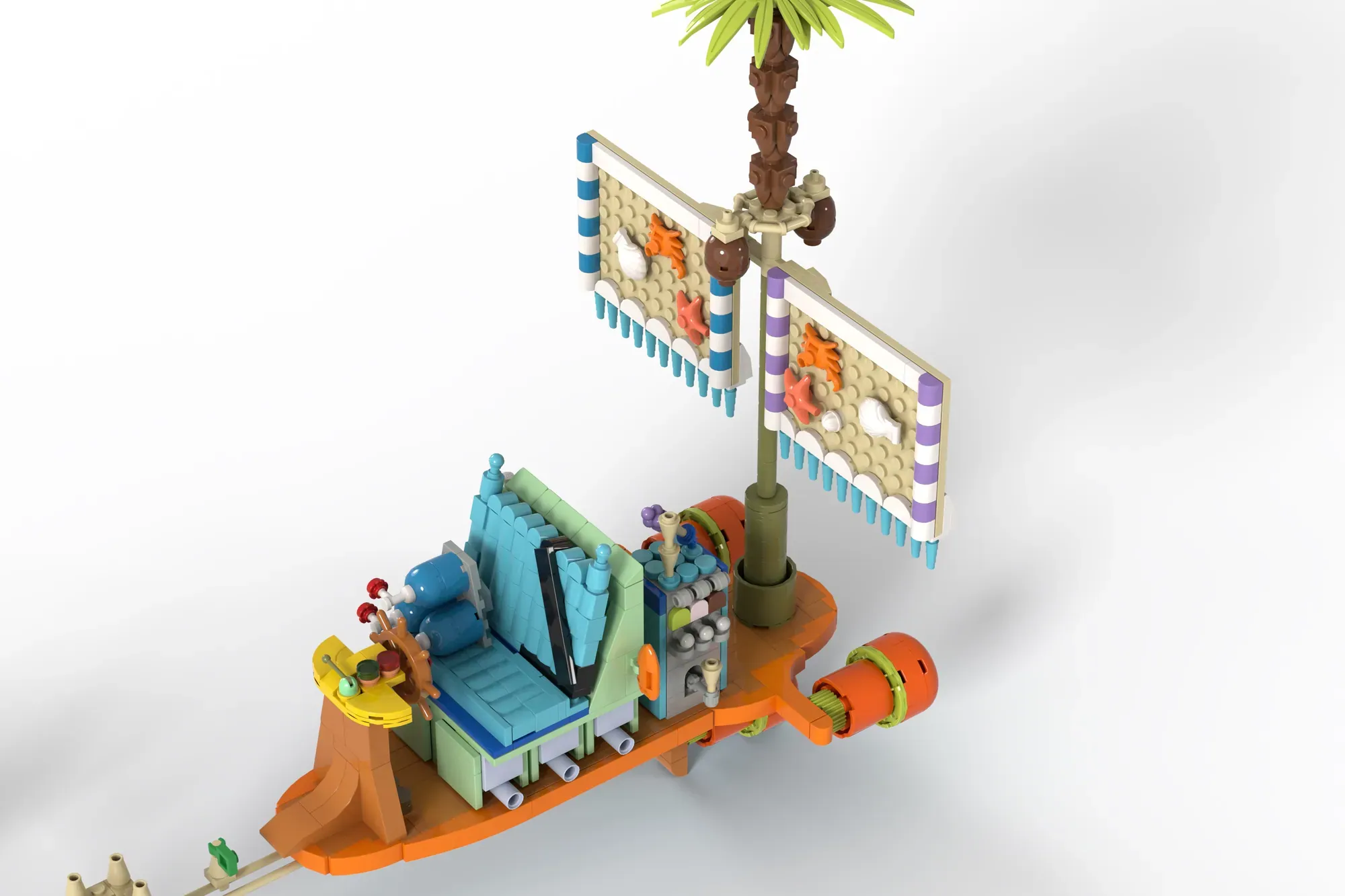 The 3001 Spaceship of Captain Coconut | LEGO® Ideas