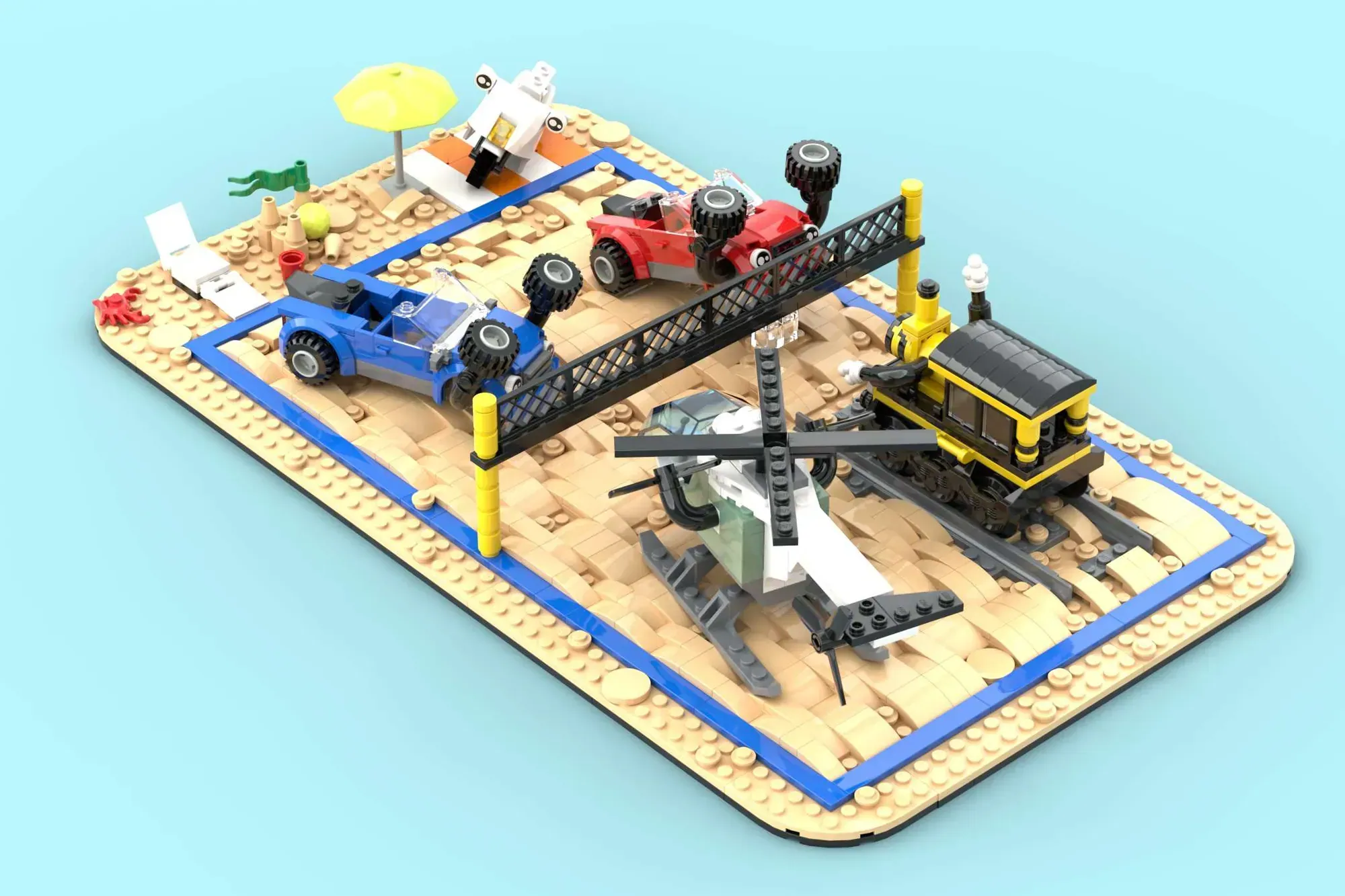 Mashup Madness: Vehicles Beach Volleyball | LEGO® Ideas