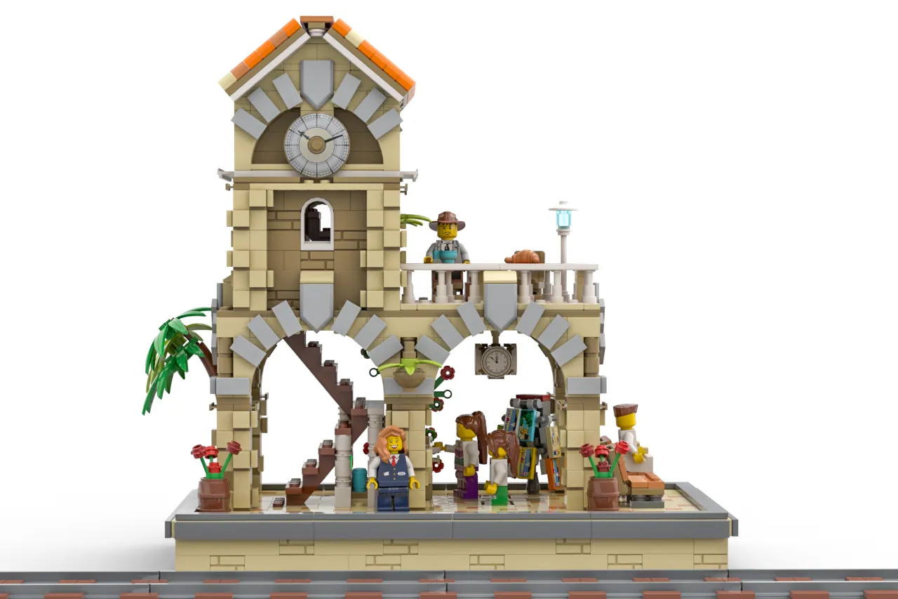 Mediterranean Train Station | LEGO® Ideas