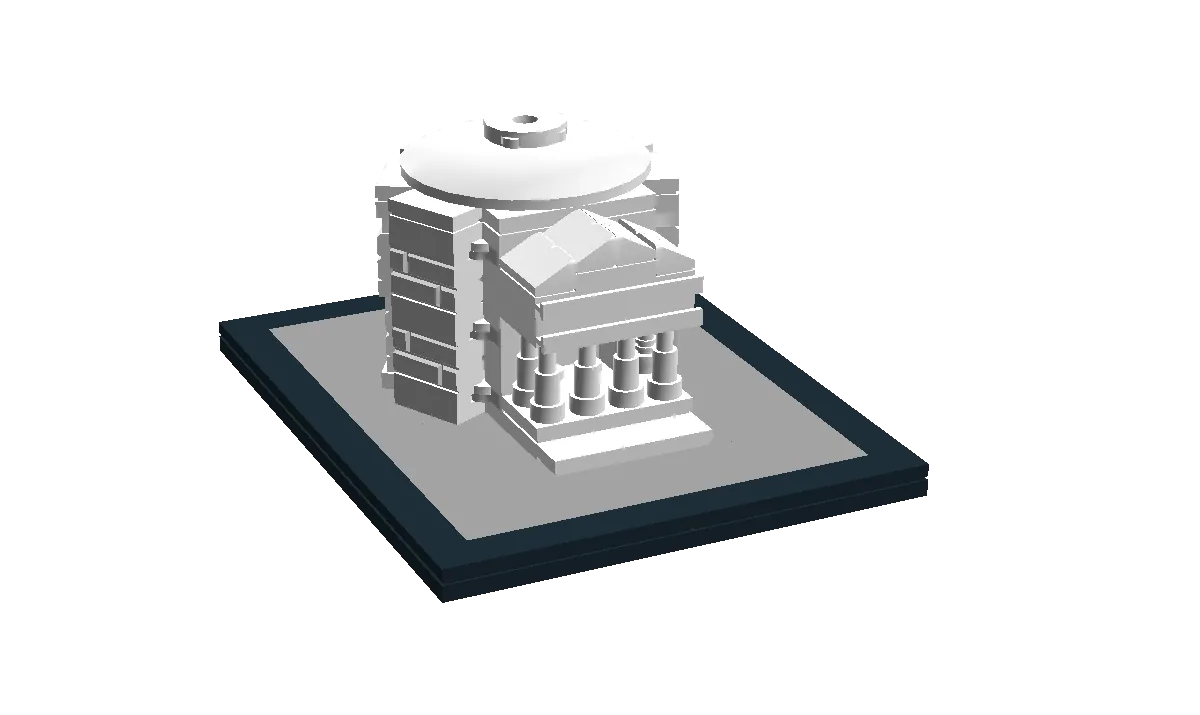 Micro Rome #3 - The Pantheon | LEGO® Ideas