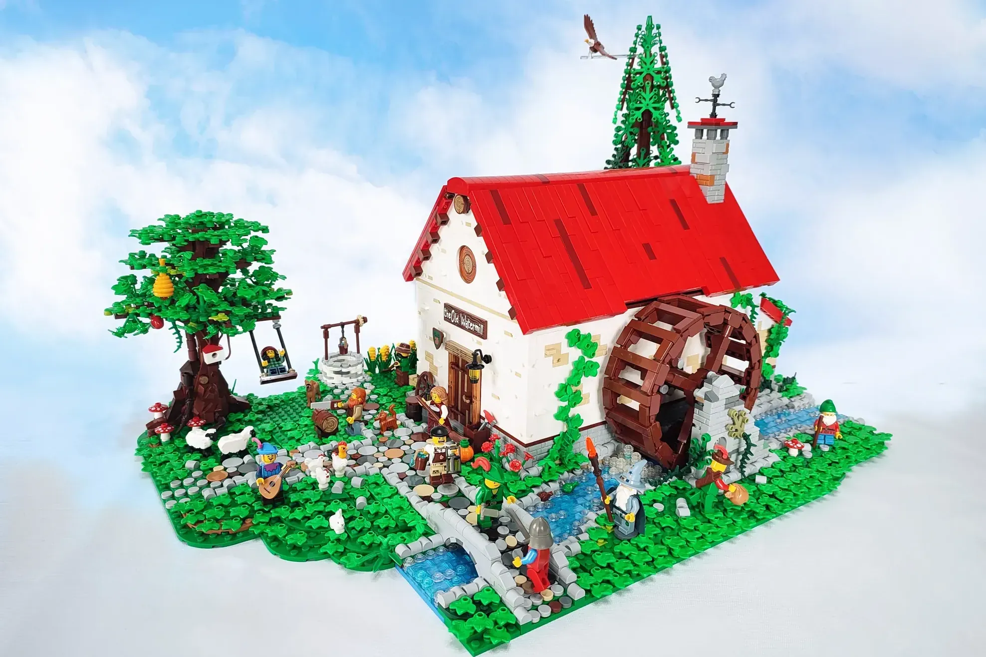 The Old Watermill (Motorized) | LEGO® Ideas