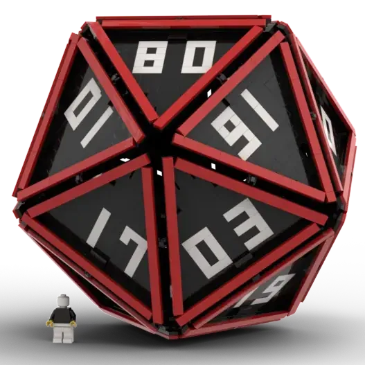 Giant +3 D20 of Probability | LEGO® Ideas