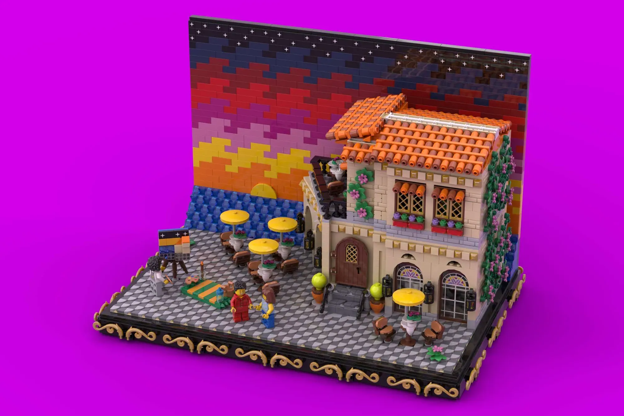 Seaside Sunset Diorama | LEGO® Ideas