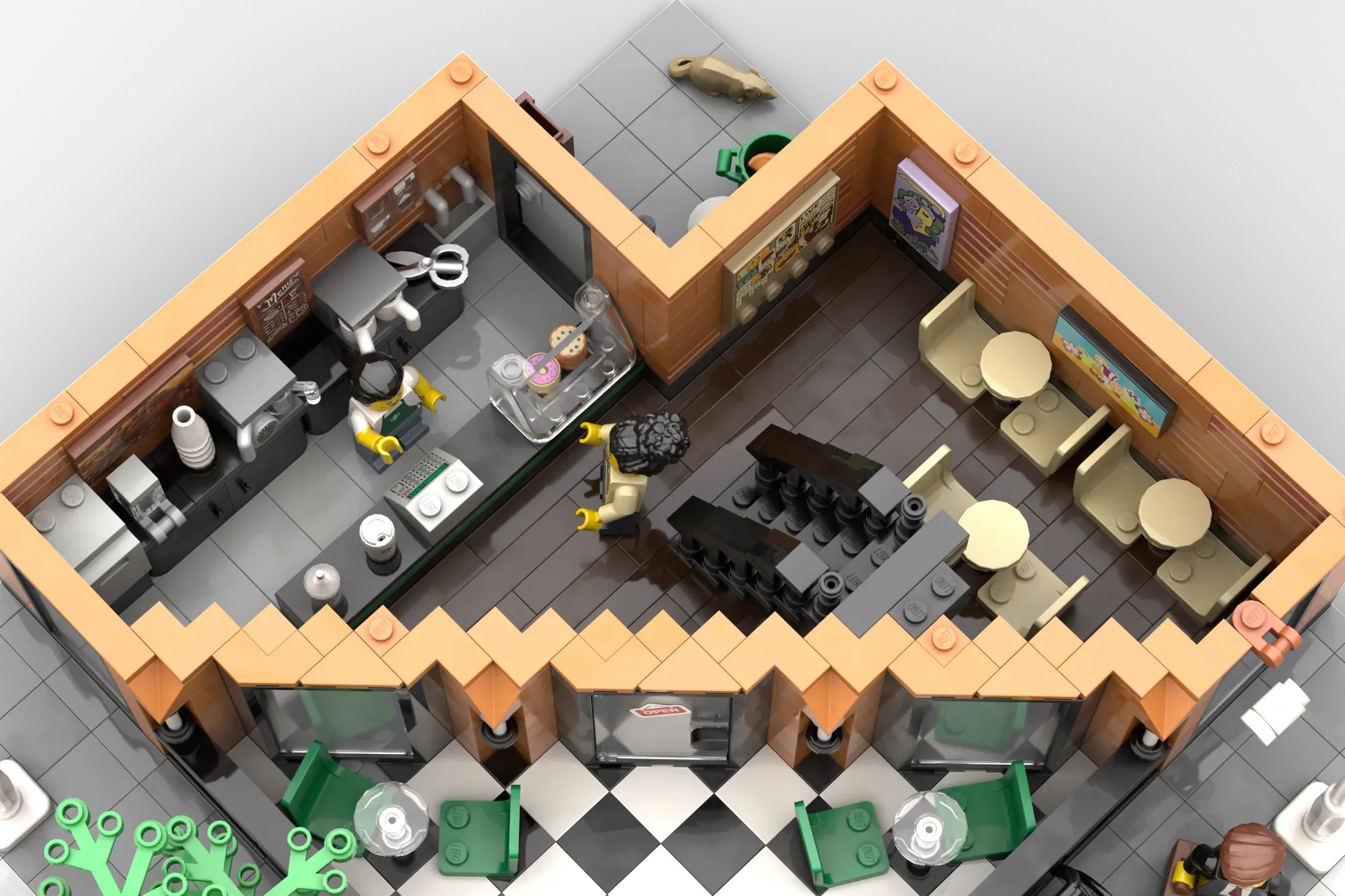 Modular Starbucks Coffee | LEGO® Ideas