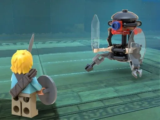 Link VS Guardian scout - The legend of Zelda: Breath of the wild | LEGO ...