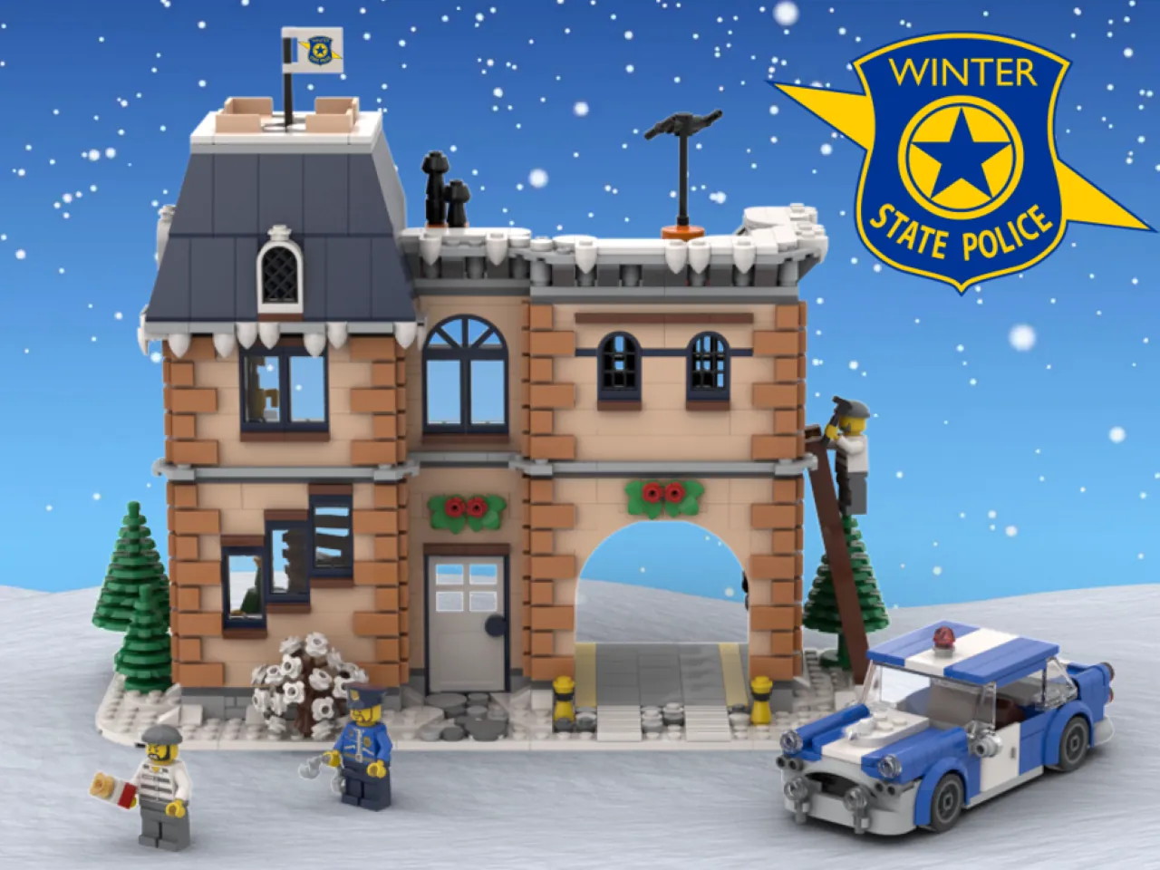 Winter Police Station | LEGO® Ideas