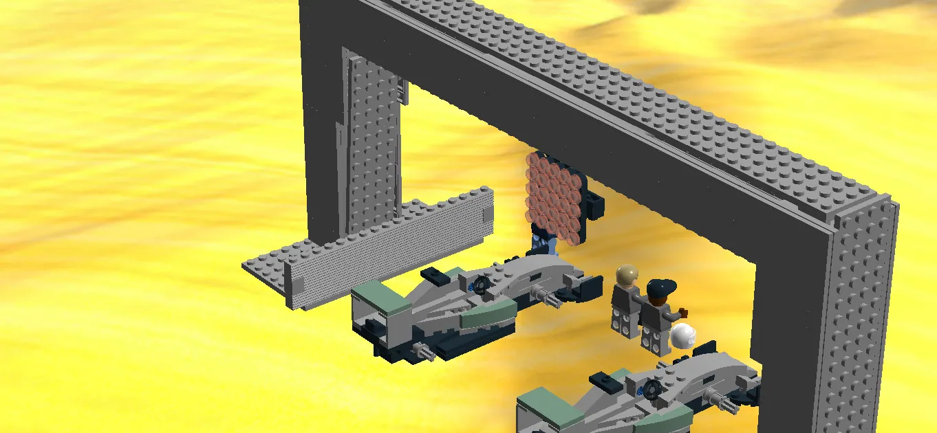 Speed Champions Mercedes F1 Team and Yas Marina Straight | LEGO® Ideas