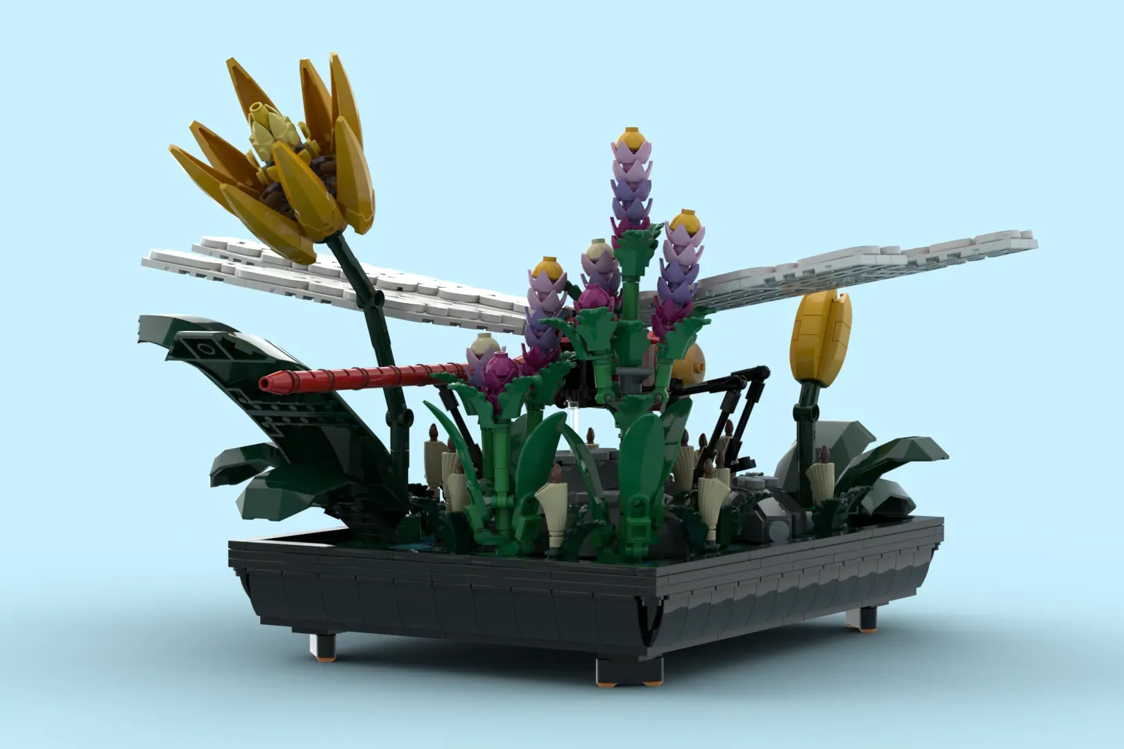 Dragonfly Planter | LEGO® Ideas
