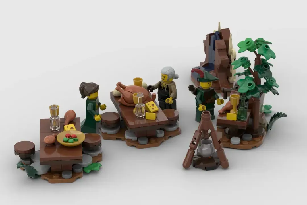 Woodlands Hideout & Banquet | LEGO® Ideas