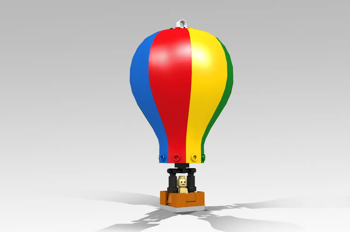 Microscale Hot Air Balloon | LEGO® Ideas