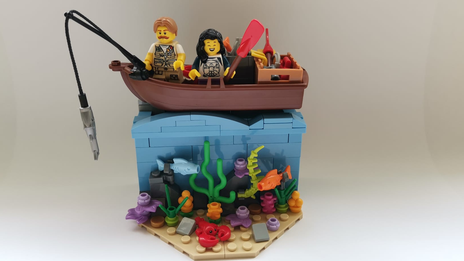 Lego Rowboat