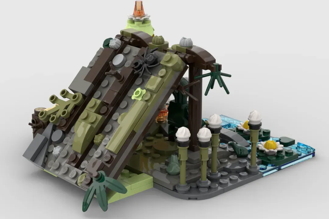 Lego Mystical Flower Creatures: The Shelter of the First Frog | LEGO® Ideas