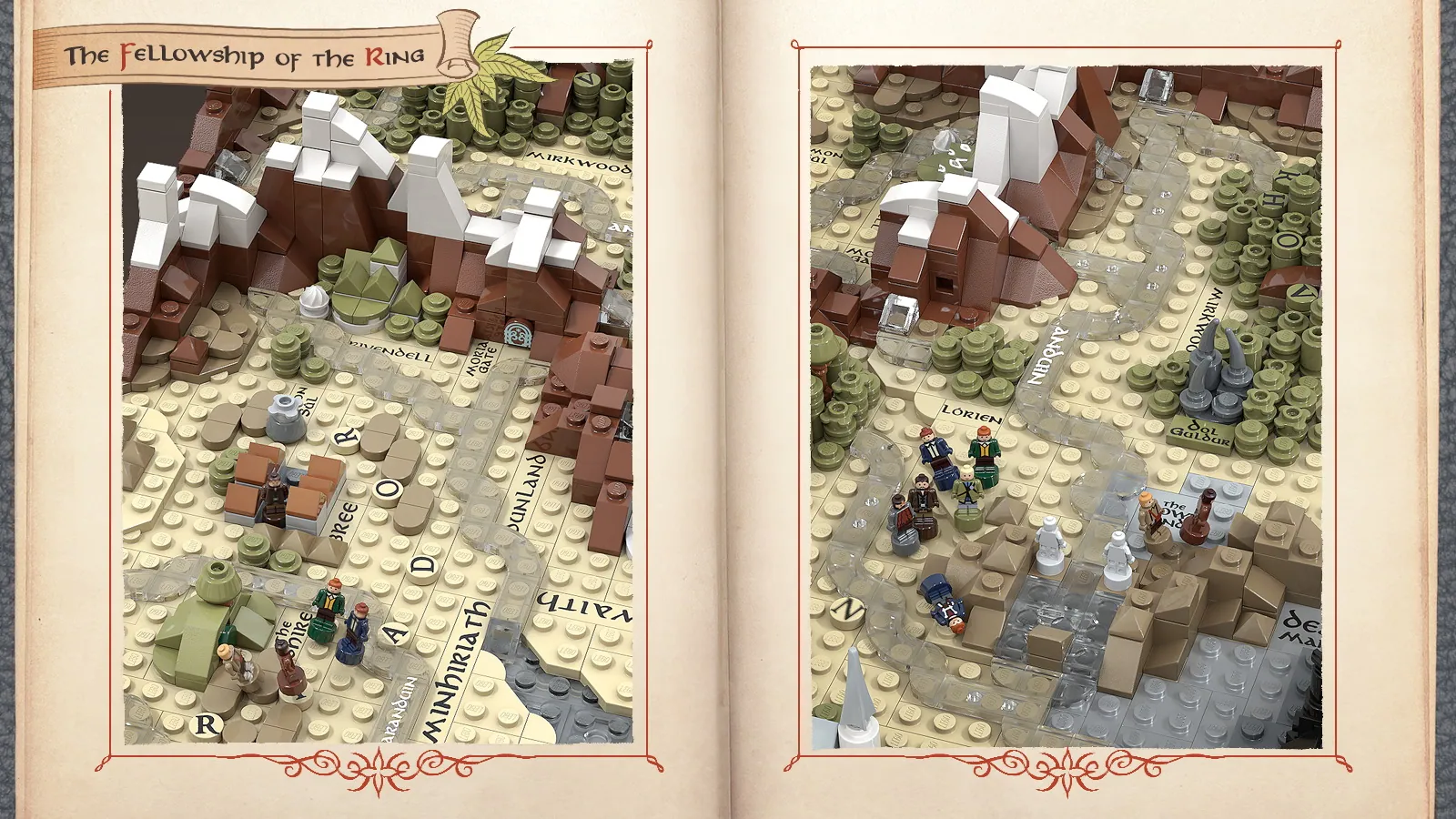 A Map of Middle-Earth | LEGO® Ideas