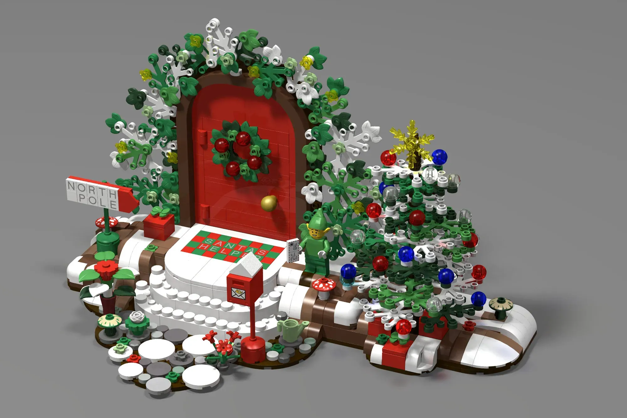 Santa's Little Helper Magical Door | LEGO® Ideas