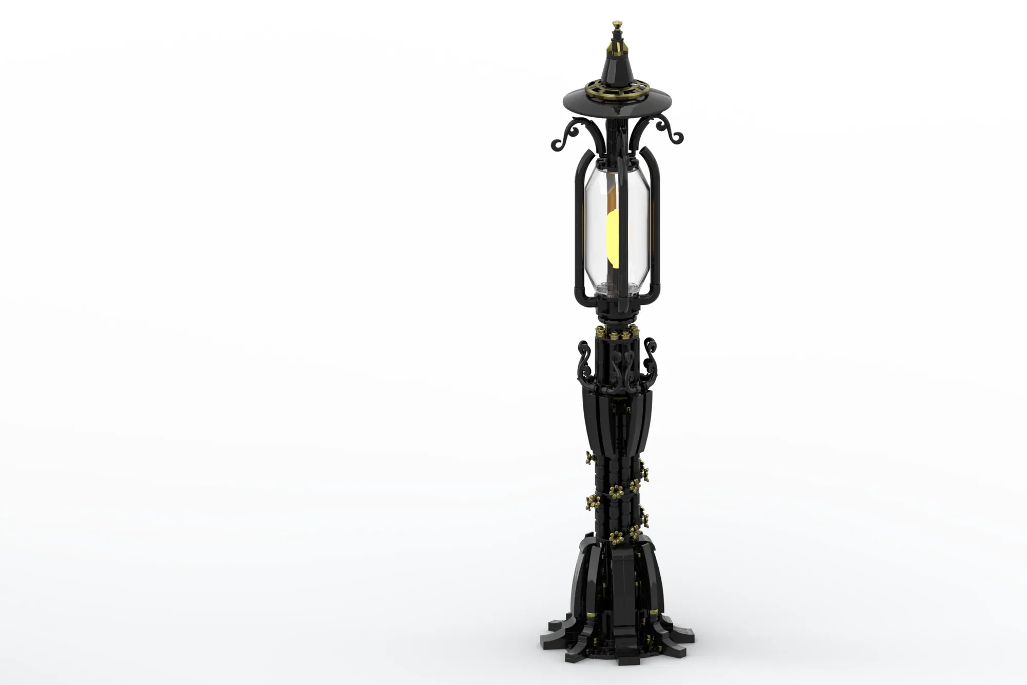 A Tiffany-Inspired Stained Glass Lamp | LEGO® Ideas