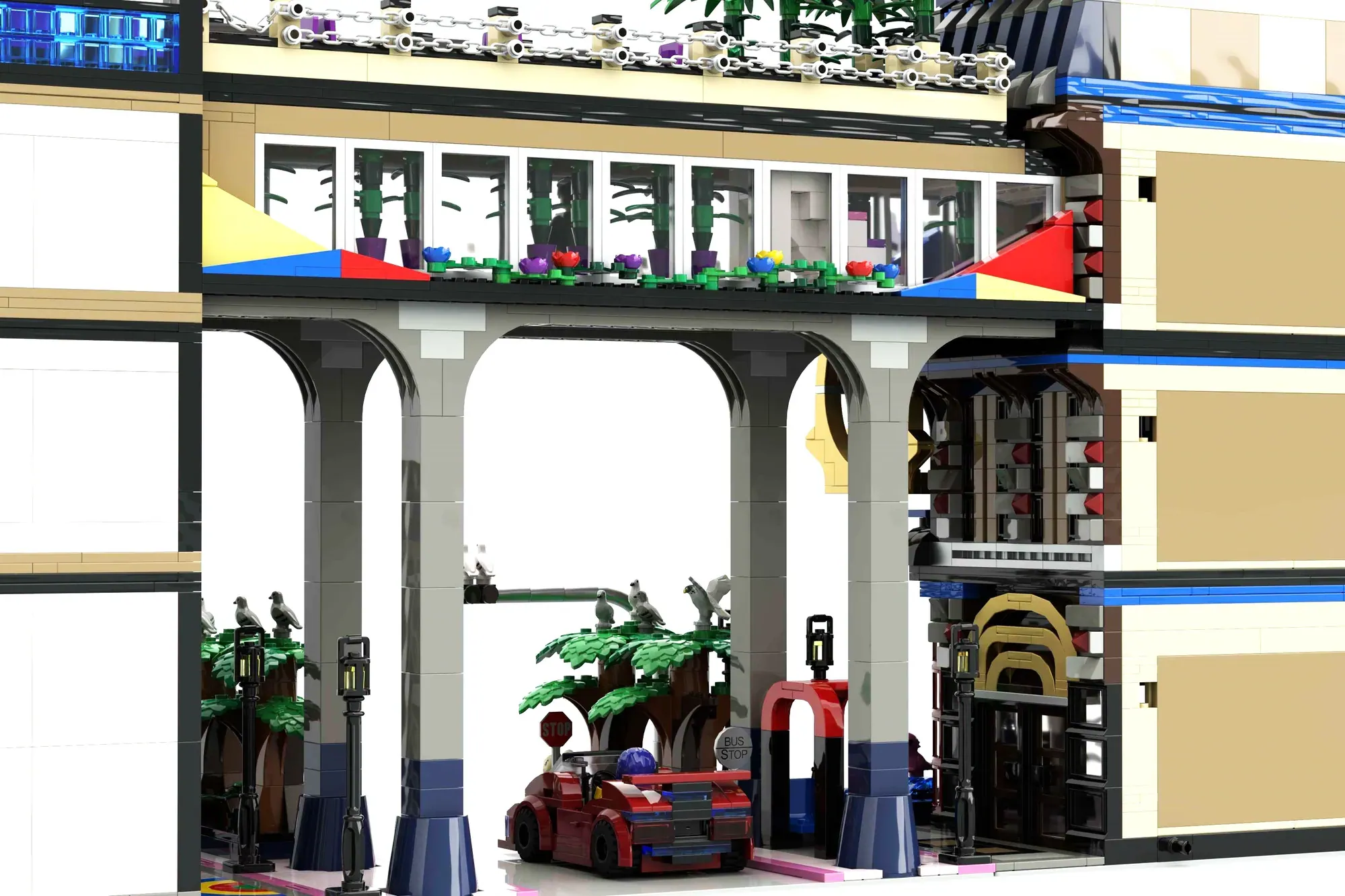 Modular Shopping Centre: The Sky Walk | LEGO® Ideas