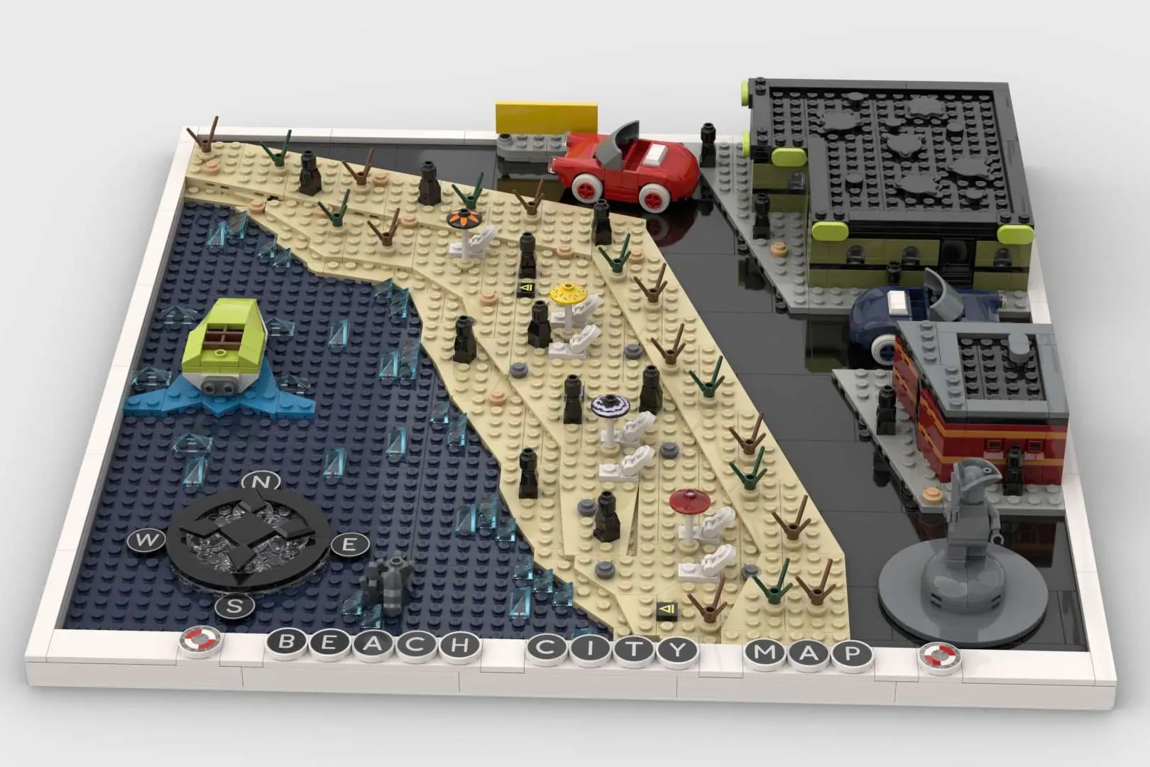 Beach City Map | LEGO® Ideas