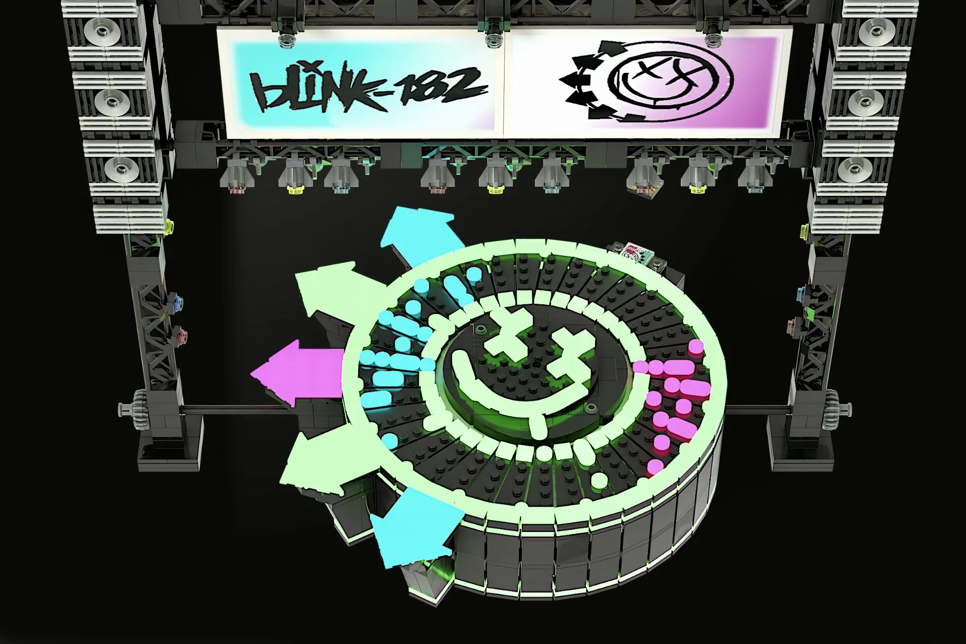 Blink-182 360 Stage (The Rock Show) | LEGO® Ideas