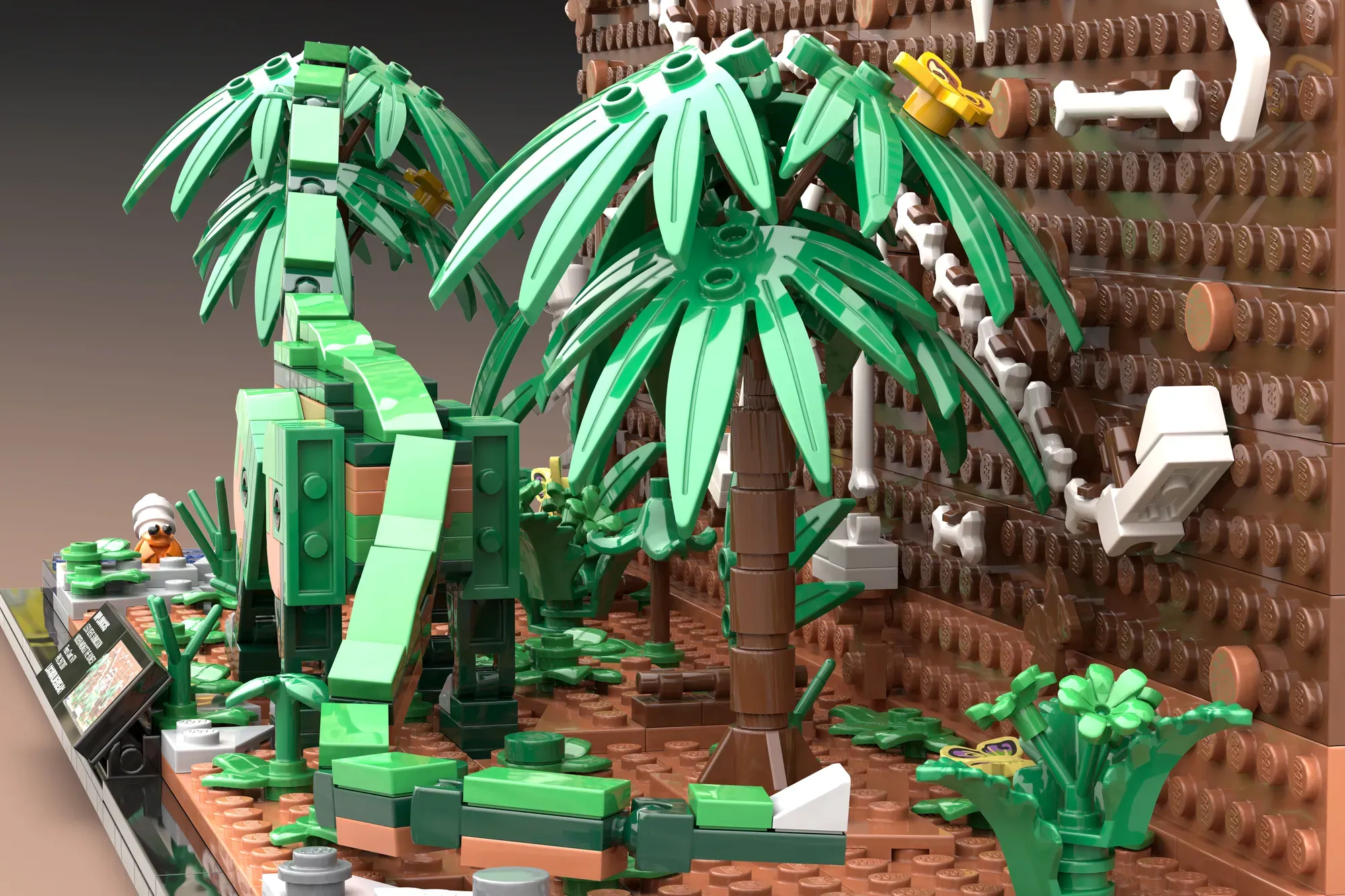 Diplodocus Diorama - ‘Hidden Amongst the Bones’ | LEGO® Ideas