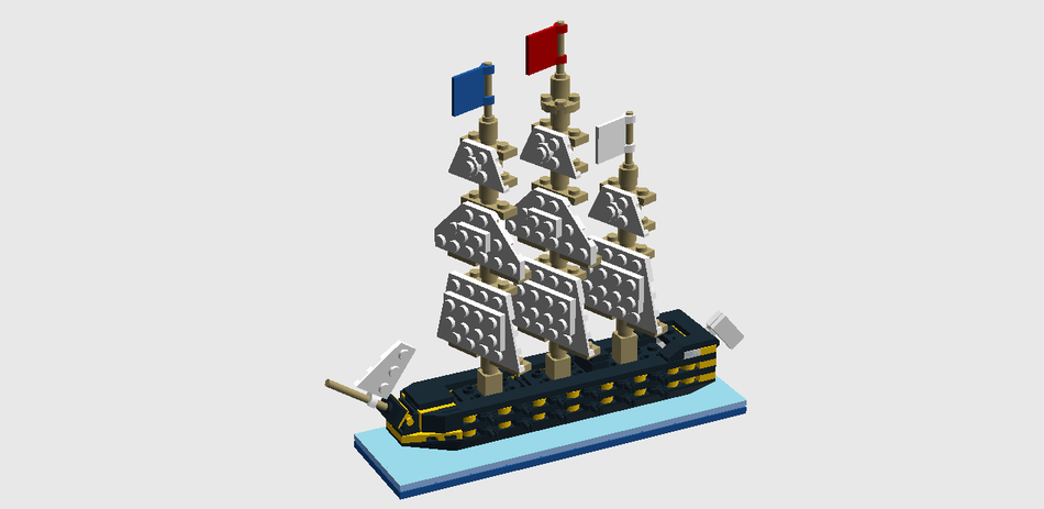 Lego Navy Battleship
