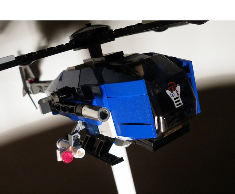 Lego Helicopter Gunship