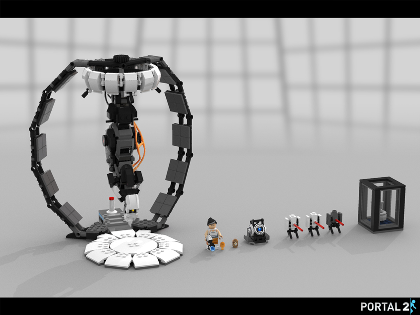 Lego Portal 1 Glados
