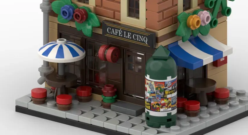 House of the World X Microscale Shop : French Café | LEGO® Ideas