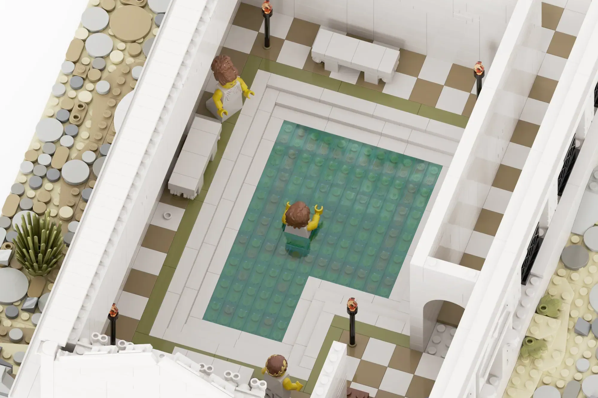 Roman Thermae (Roman Bath) | LEGO® Ideas