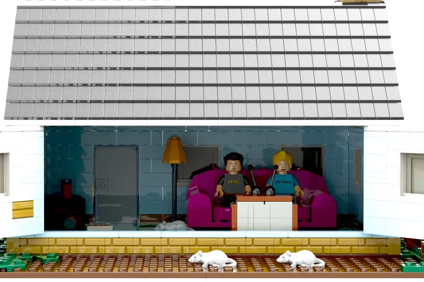 The Full Beavis & Butt-Head House | LEGO® Ideas