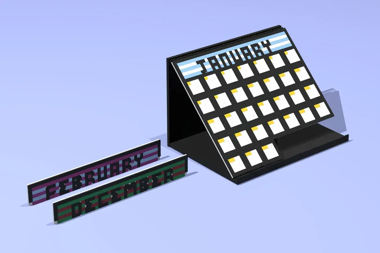 Brick Calendar: Months/Days of the Year | LEGO® Ideas