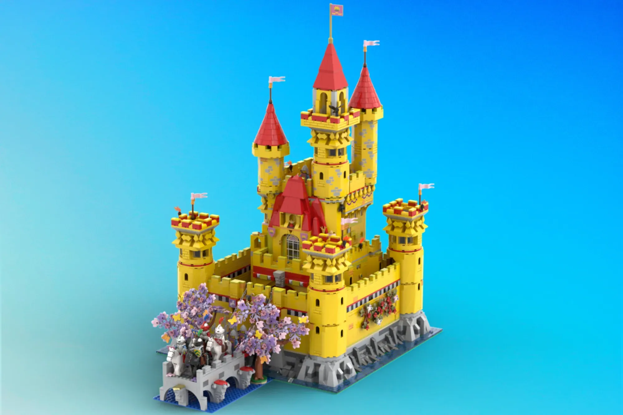 Magnificent Yellow Castle | LEGO® Ideas