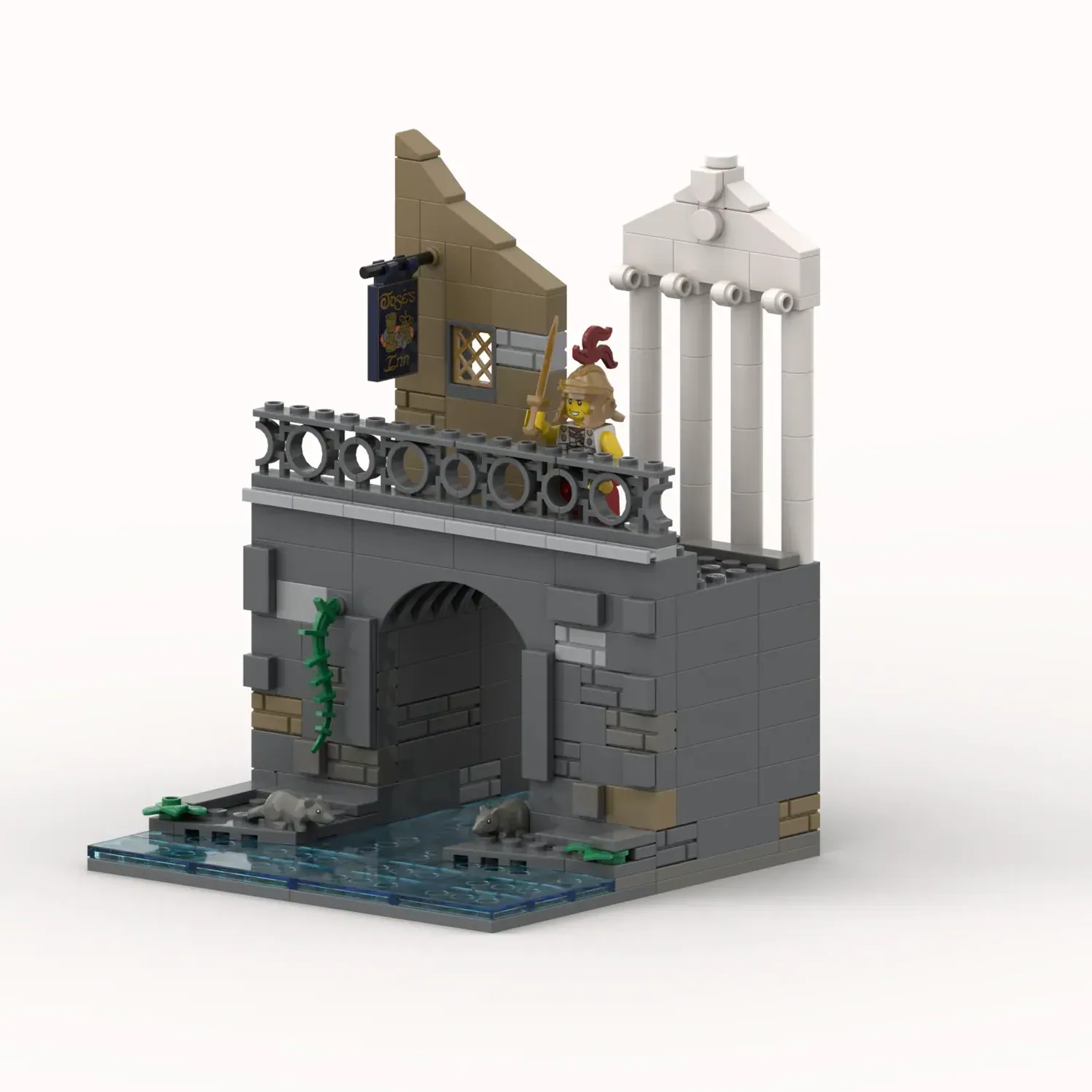 Roman Bridge - The Tiber & Cloaca Maxima | LEGO® Ideas