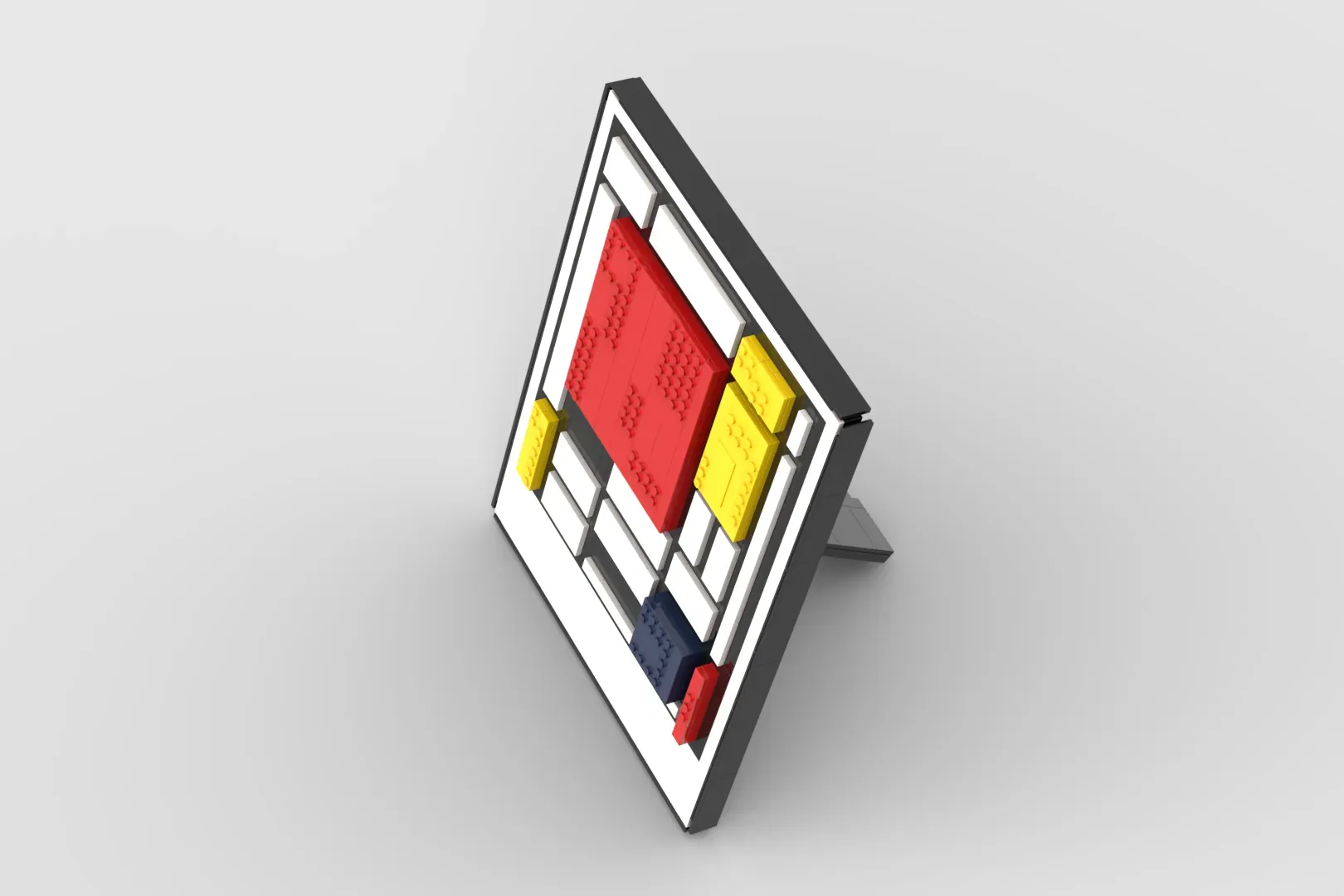 Composition With Large Red Plane, Yellow, Black, Grey and Blue | LEGO ...