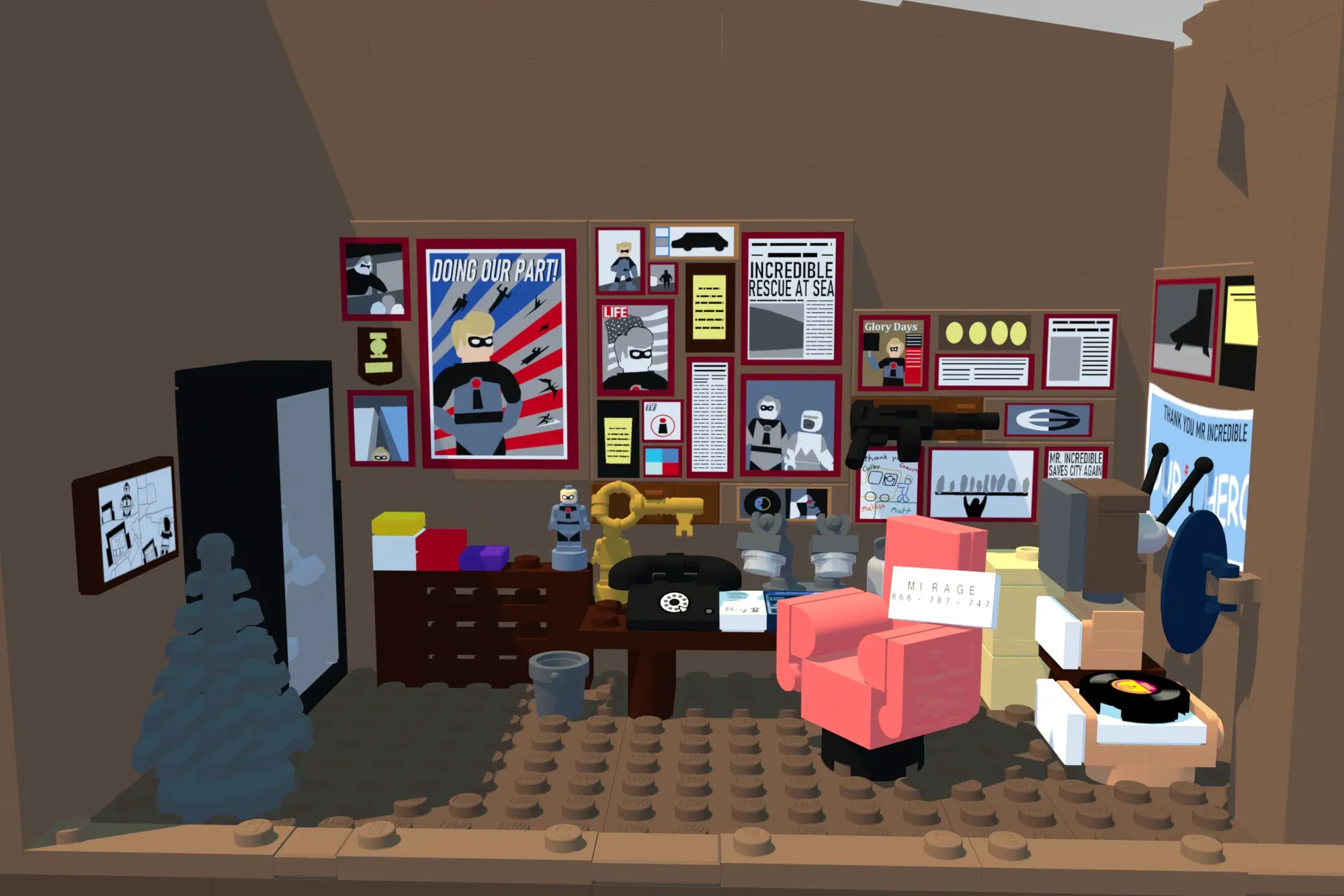 The Incredibles: Parr's Residence | LEGO® Ideas