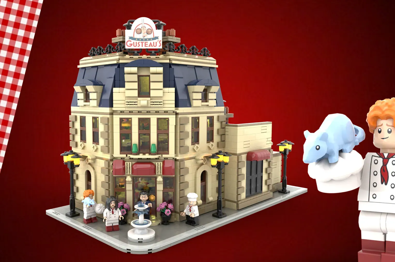 Ratatouille – Gusteau’s Restaurant: Parisian Modular Building | LEGO® Ideas