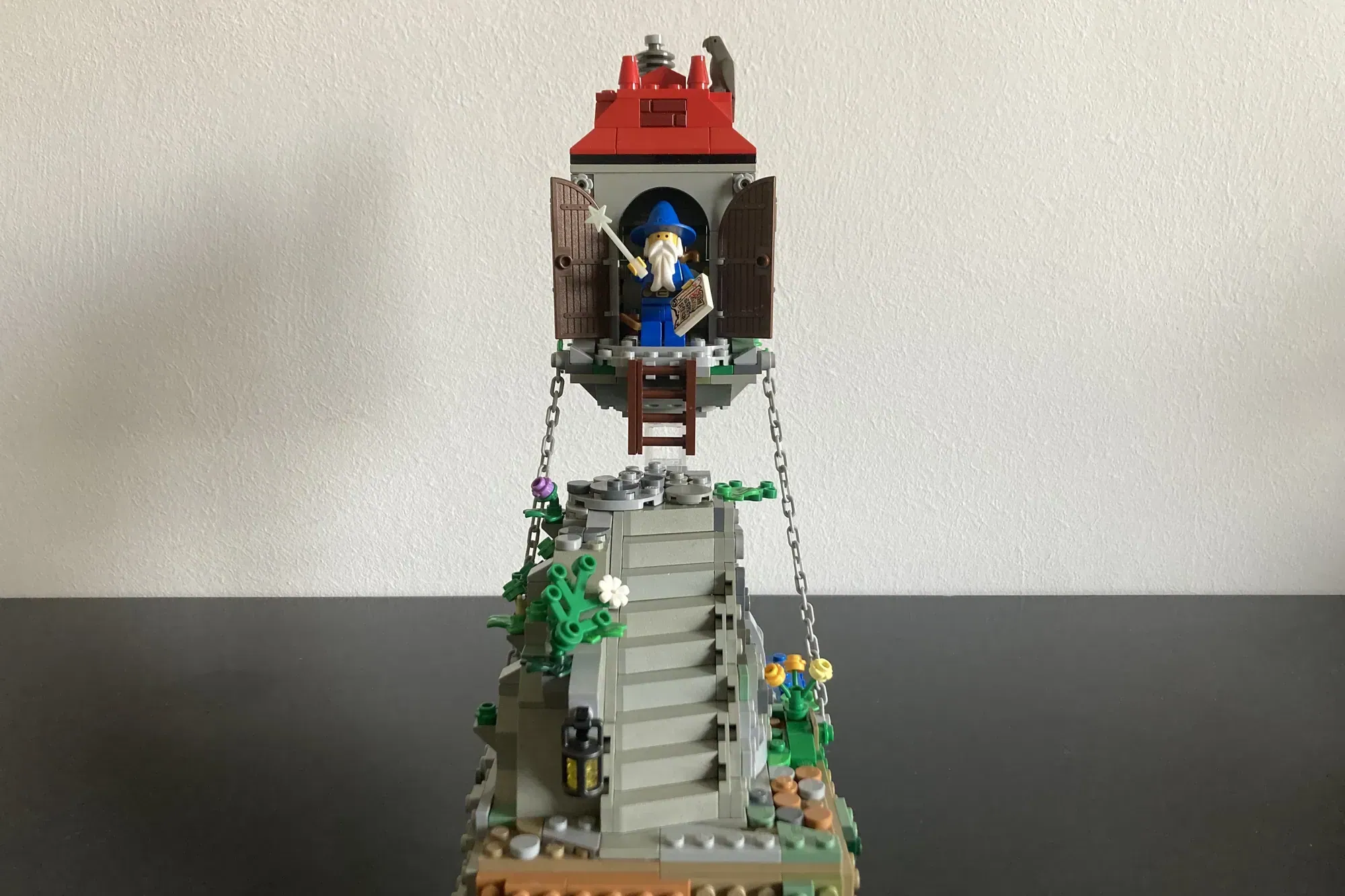 Majisto's Levitating Workshop (Tensegrity Build) | LEGO® Ideas