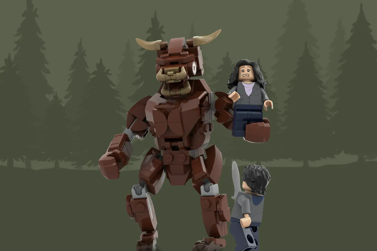 Percy Jackson and the Olympians - The Attack of the Minotaur | LEGO® Ideas