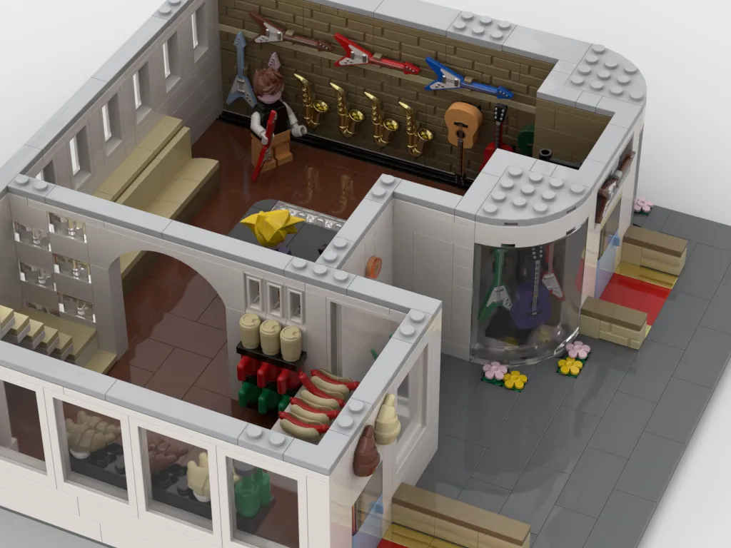 Music Shop, Cafe and Studio | LEGO® Ideas
