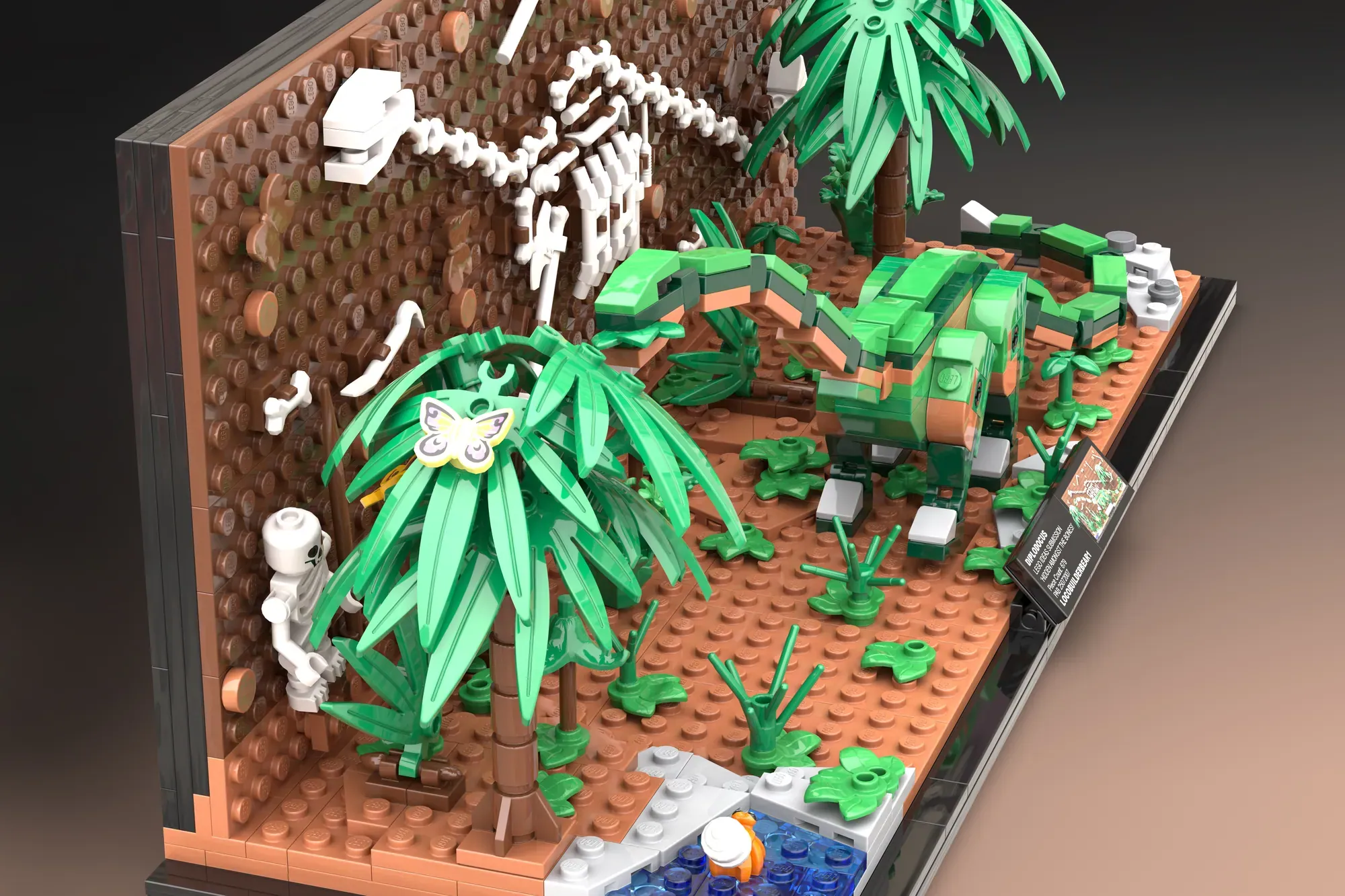 Diplodocus Diorama - ‘Hidden Amongst the Bones’ | LEGO® Ideas