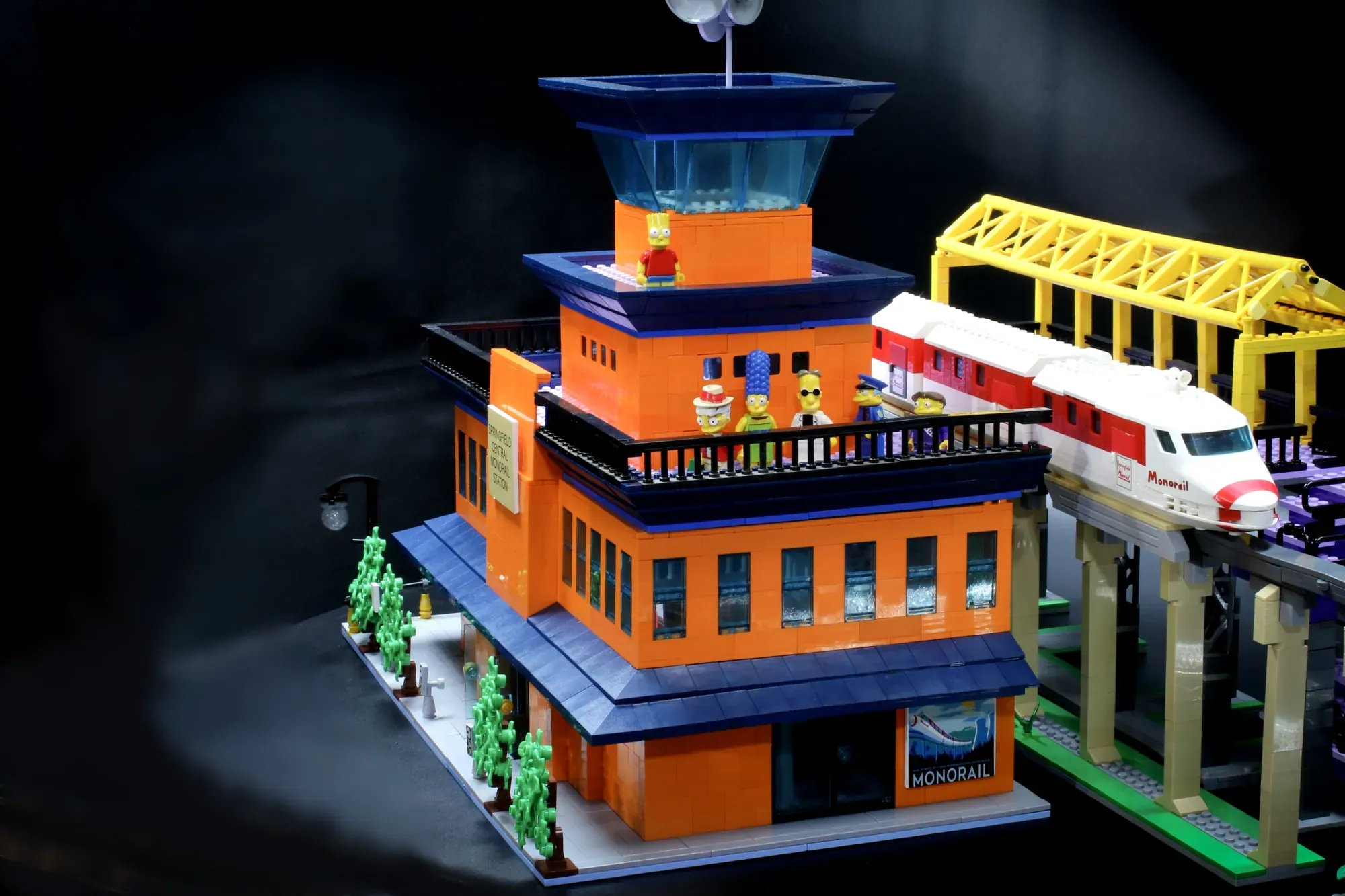 The Springfield Monorail Station | LEGO® Ideas