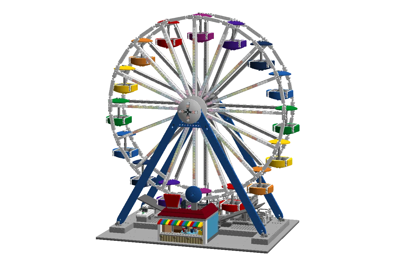 Ferris Wheel With Moving Bucket Challenge Game | LEGO® Ideas