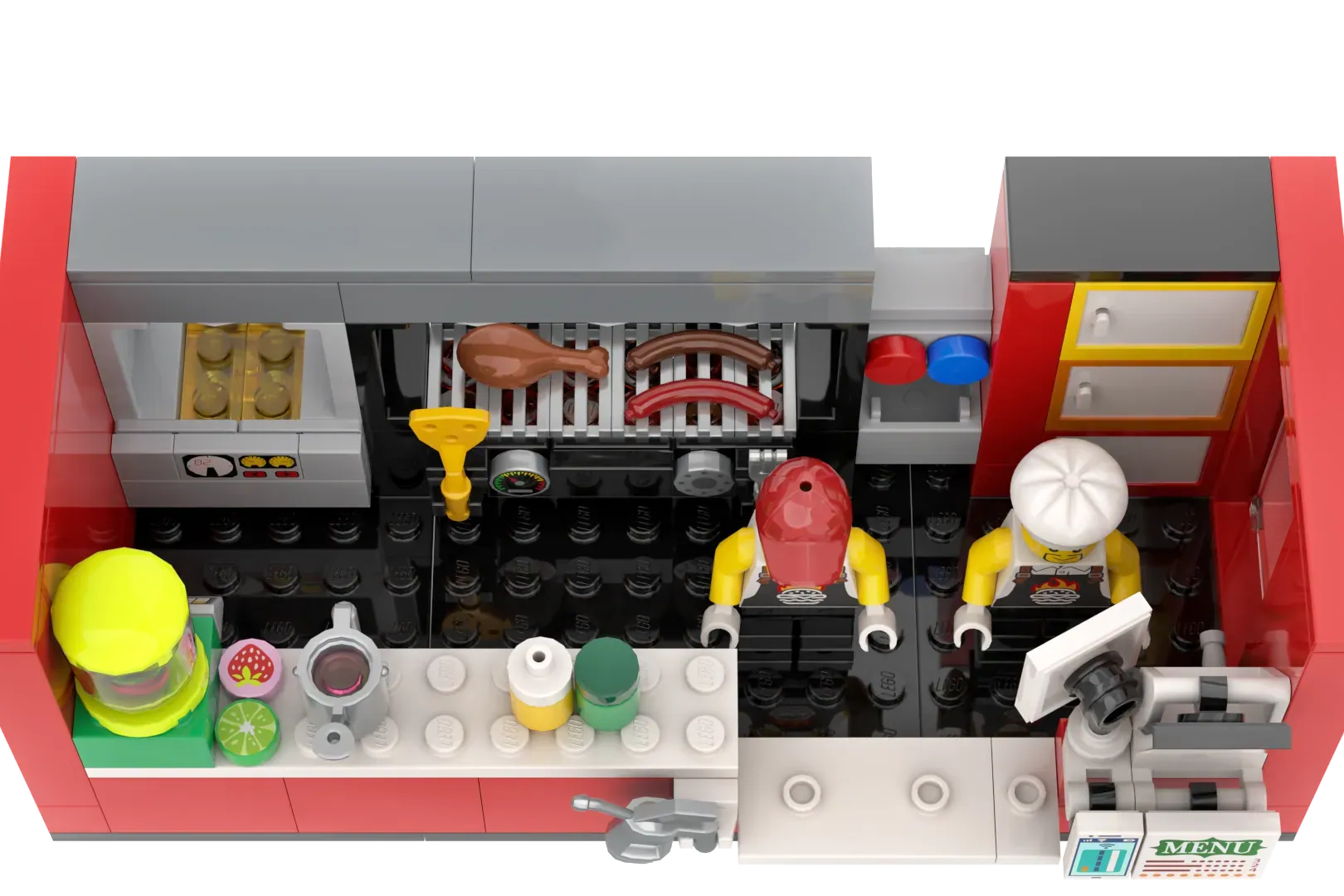 Two Guys BBQ Grill | LEGO® Ideas