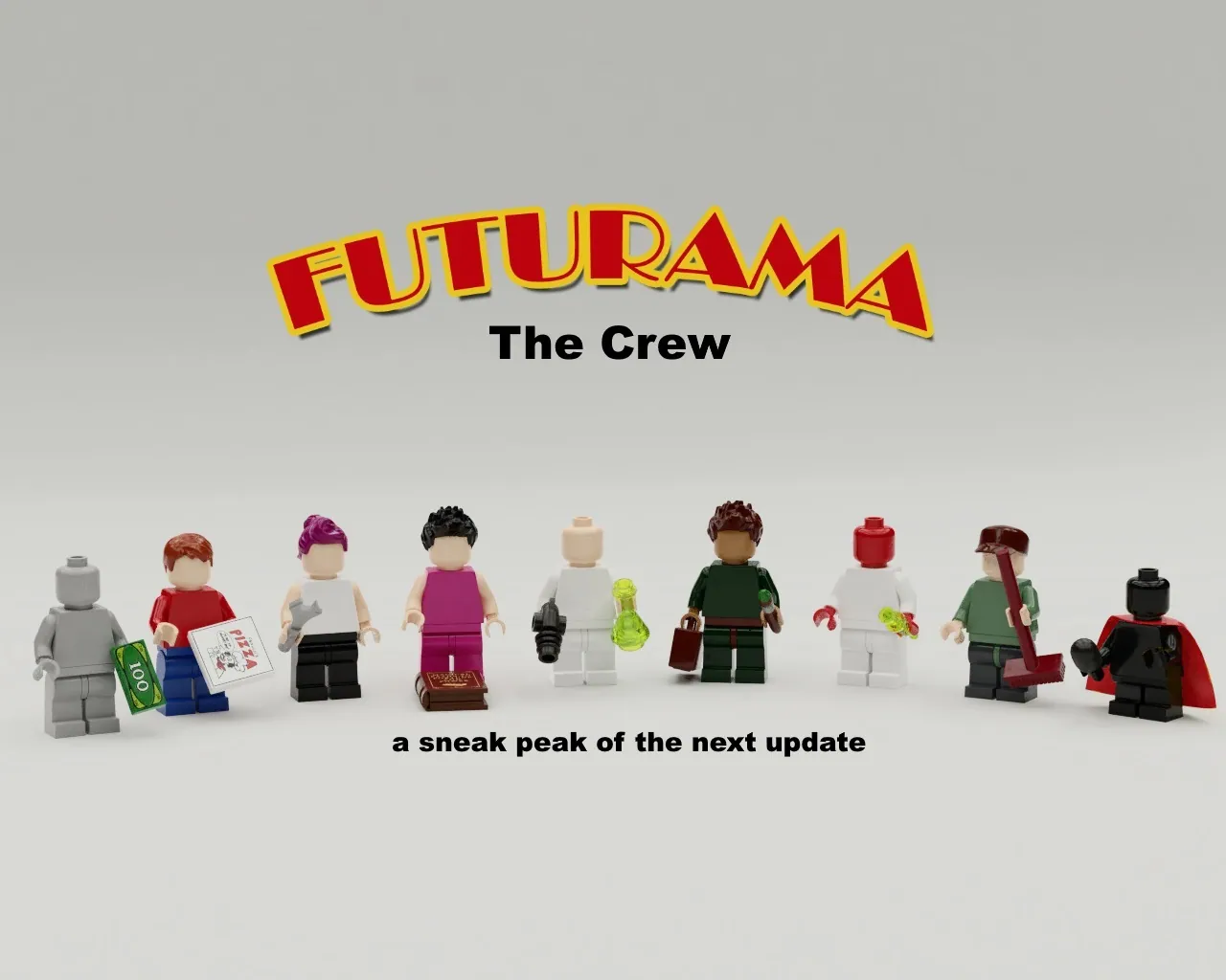 Futurama Planet Express Headquarter, Spaceship and the Crew | LEGO® Ideas